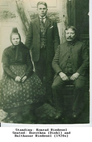 Konrad Riedesel family 1920s | Riedesel History and Genealogy